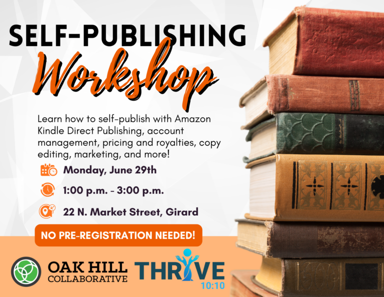 Special Workshop: Self-Publishing with Amazon KDP – OAK HILL COLLABORATIVE